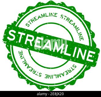 Grunge green effective word round rubber seal business stamp on white ...