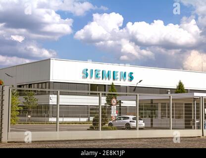 Furth, Germany : Siemens company building; Siemens AG is a German ...