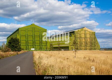 The R101 airship hangers Cardington Bedfordshire England Stock Photo ...