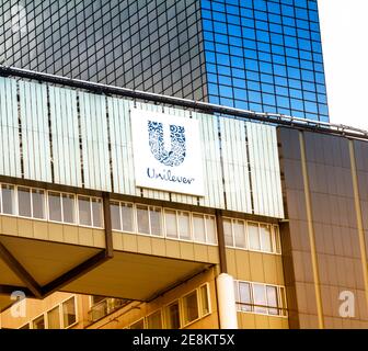 ROTTERDAM, NETHERLANDS: ING Bank building. ING is a Dutch multinational ...