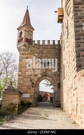 Burg Abenberg, castle, Franconian Lake District, Middle Franconia ...