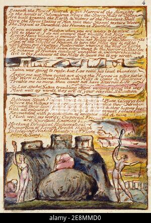 Milton a Poem, copy D, object 4 (Bentley a, Erdman 4, Keynes a) detail ...