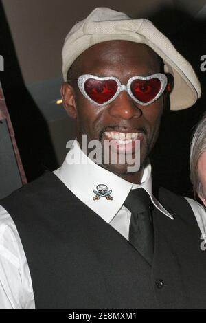 Taekwondo World Champion Pascal Gentil attends the Handball Gold medal ...