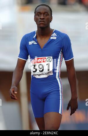 France's Teddy Tamgho competes in the Men's Triple Jump final during ...