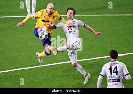 Cercle's Hannes Van der Bruggen pictured before a soccer game between Polish Jagiellonia ...