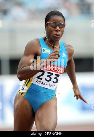 Bahamas' Debbie Ferguson-McKenzie competes on women's 200 meters heats ...