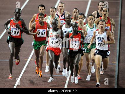 USA'ss Bernard Lagat performes on men's 1500 meters final during the 11 ...