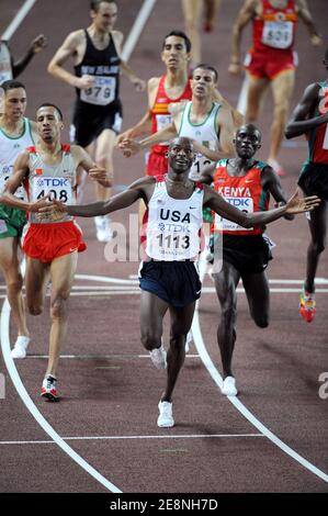 USA'ss Bernard Lagat performes on men's 1500 meters final during the 11 ...