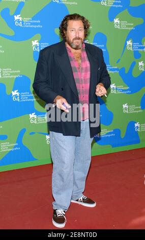 Julian Schnabel poses at the photocall of 'In The Hand Of Dante' during ...