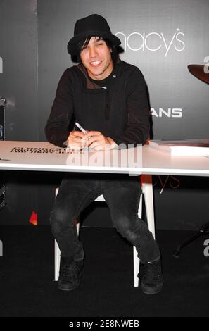 Musician Pete Wentz promotes Clandestine Industries for DKNY Jeans at ...