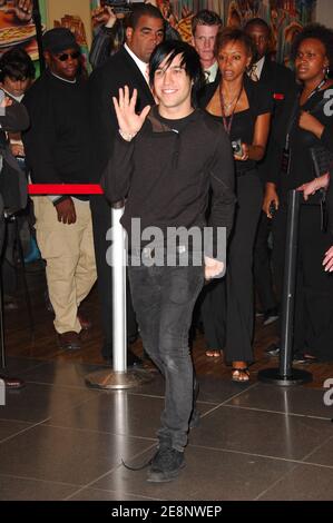 Musician Pete Wentz promotes Clandestine Industries for DKNY Jeans at ...