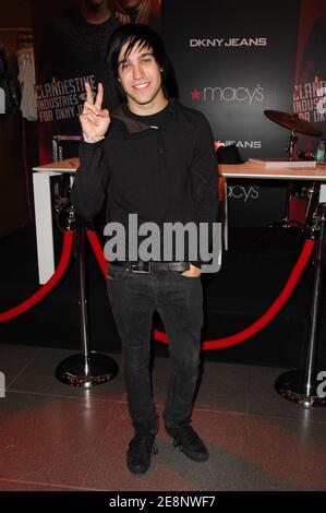 Musician Pete Wentz promotes Clandestine Industries for DKNY Jeans at ...