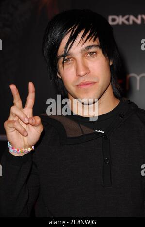 Musician Pete Wentz promotes Clandestine Industries for DKNY Jeans at ...