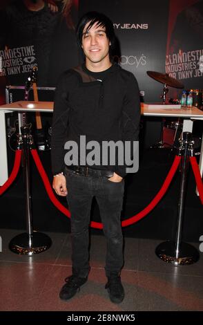 Musician Pete Wentz promotes Clandestine Industries for DKNY Jeans at ...