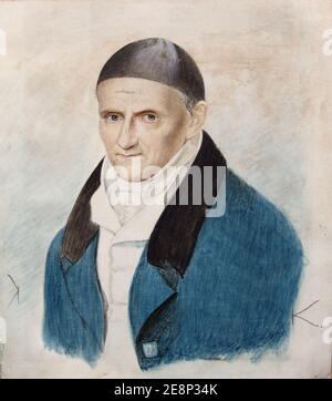 Miniatur, August Grahl, unknown Mr, Papier Stock Photo - Alamy