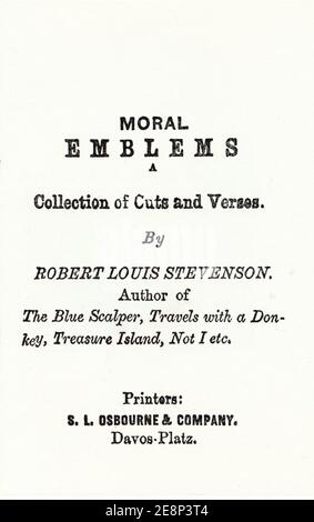 Moral Emblems Title page Stock Photo - Alamy