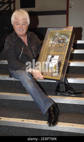 French musician Marc Cerrone is presented with a Gold Disc at the ...