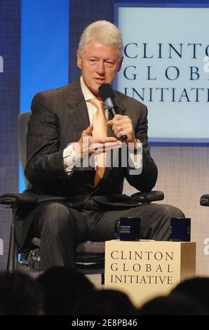 Bill Clinton on stage for Clinton Global Initiative 2025 Annual Meeting ...