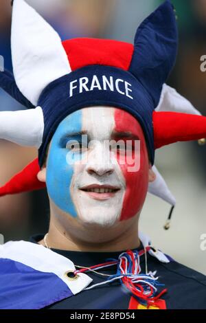 France's fan during the IRB Rugby World Cup 2007, Pool D, France vs ...