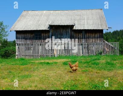 wooden fence in Kamena Gora, Serbia Stock Photo - Alamy