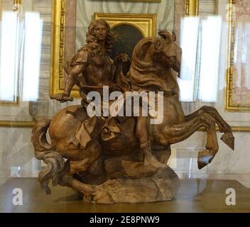 Monument to Louis XIV, 1670. Terracotta. Gianlorezo Bernini (1598-1680 ...