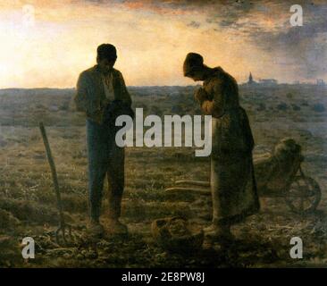 Jean-François Millet - The Angelus Stock Photo - Alamy