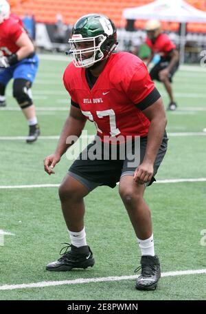 January 28, 2021 - Charlotte 49ers running back Trey Harbison #28 ...