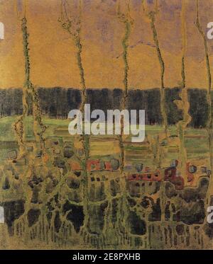 *Summer* (1907) by Mikalojus Konstantinas Ciurlionis is a painting that ...