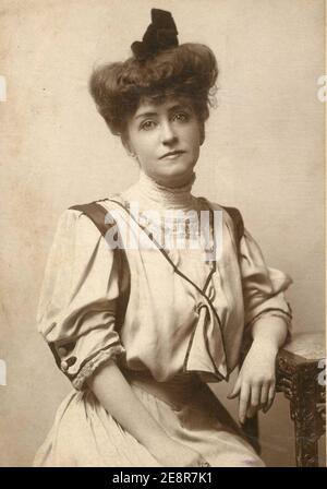 Minnie Maddern Fiske, stage actress Stock Photo - Alamy