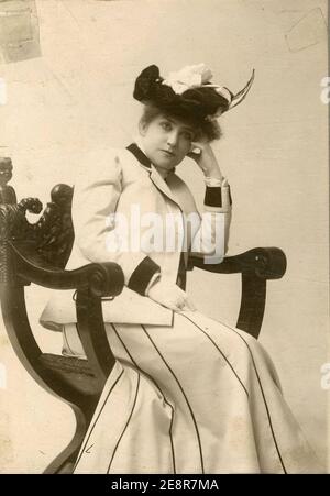 Minnie Maddern Fiske, stage actress Stock Photo - Alamy