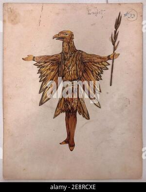 Mithras New Orleans Mardi Gras costume 1913 - Gryphon Stock Photo - Alamy