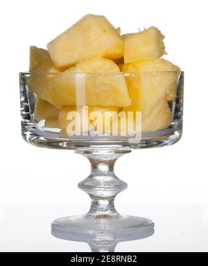pineapple (Ananas comosus, Ananas sativus), plant with infructescence ...