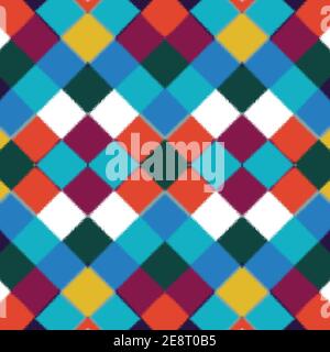 A seamless pattern of multicolored triangle patterns Stock Photo - Alamy