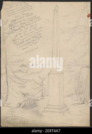 Monument on the banks of the Delaware River Stock Photo - Alamy
