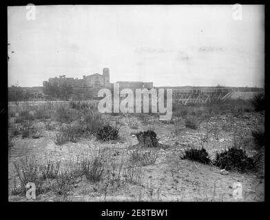 Monestir de Santa Maria d'Escarp (cropped Stock Photo - Alamy