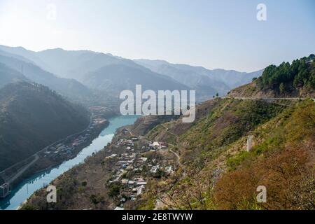 Patrind hydropower Project on Nelum Jehlum River Stock Photo - Alamy