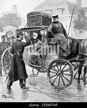 FRENCH DILIGENCE COACH Stock Photo - Alamy