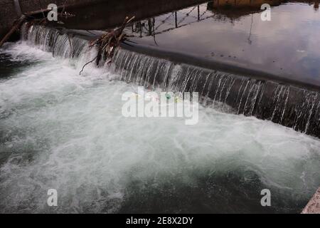 Plastic pollution, Milan, Italy Stock Photo - Alamy