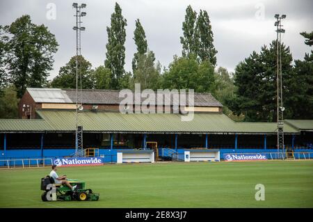 03/08/2006 St Albans City prepare their stadium 'Clarence Park' for ...