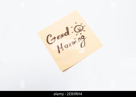 life is good written on a post it note memo Stock Photo - Alamy