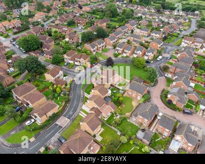 Houses in the village of Wheldrake, North Yorkshire, England UK Stock ...