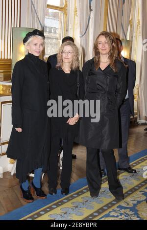 L-R) Andy Summers and his wife Kate Summers, Stewart Copeland and his ...