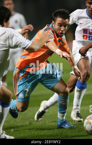 OM's Mathieu Valbuena during the UEFA Champions League Soccer match ...
