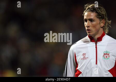 Liverpool's Fernando Torres before the UEFA Champions league soccer ...