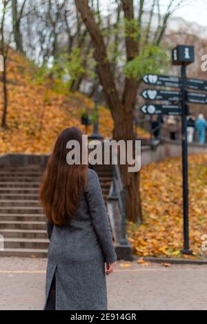 An Adult Female Decision Making Stock Photo - Alamy