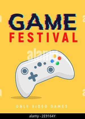 Video game logo poster, control joystick, Controller videogame ps4 ...