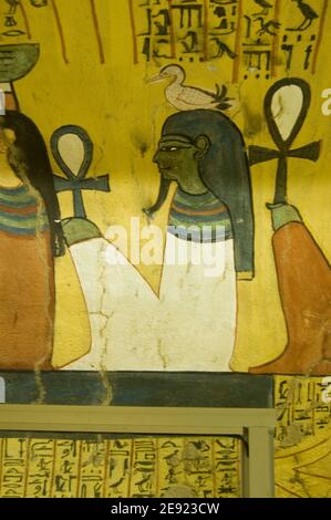 Ancient Egyptian god Geb, the god of the Earth and the father of snakes ...