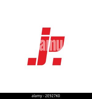 JR and RJ J or R Abstract Letter Mark Vector Logo Template for Business ...