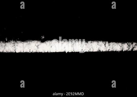 snow band isolated on black background. High quality photo Stock Photo ...