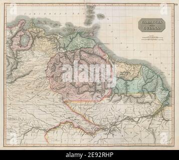 "Caraccas and Guiana" by John Thomson. Venezuela Guyana Amazonas 1817 ...